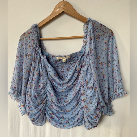 Rewind | Tops | Rewind Cottagecore Floral Crop Blouse | Poshmark